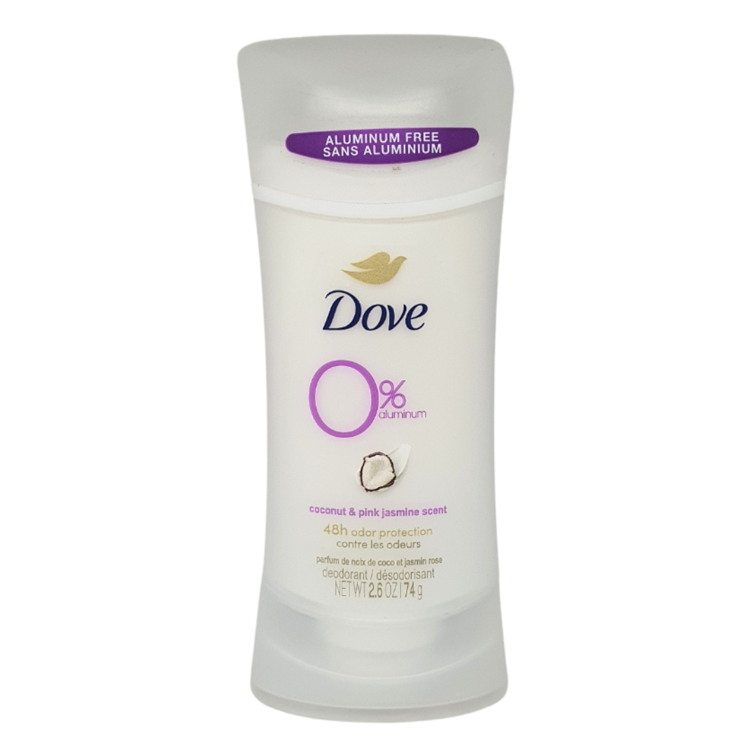 Dove 0% Aluminum Coconut & Pink Jasmine Scent 48h Odor Proctection 74g – arenade.ph