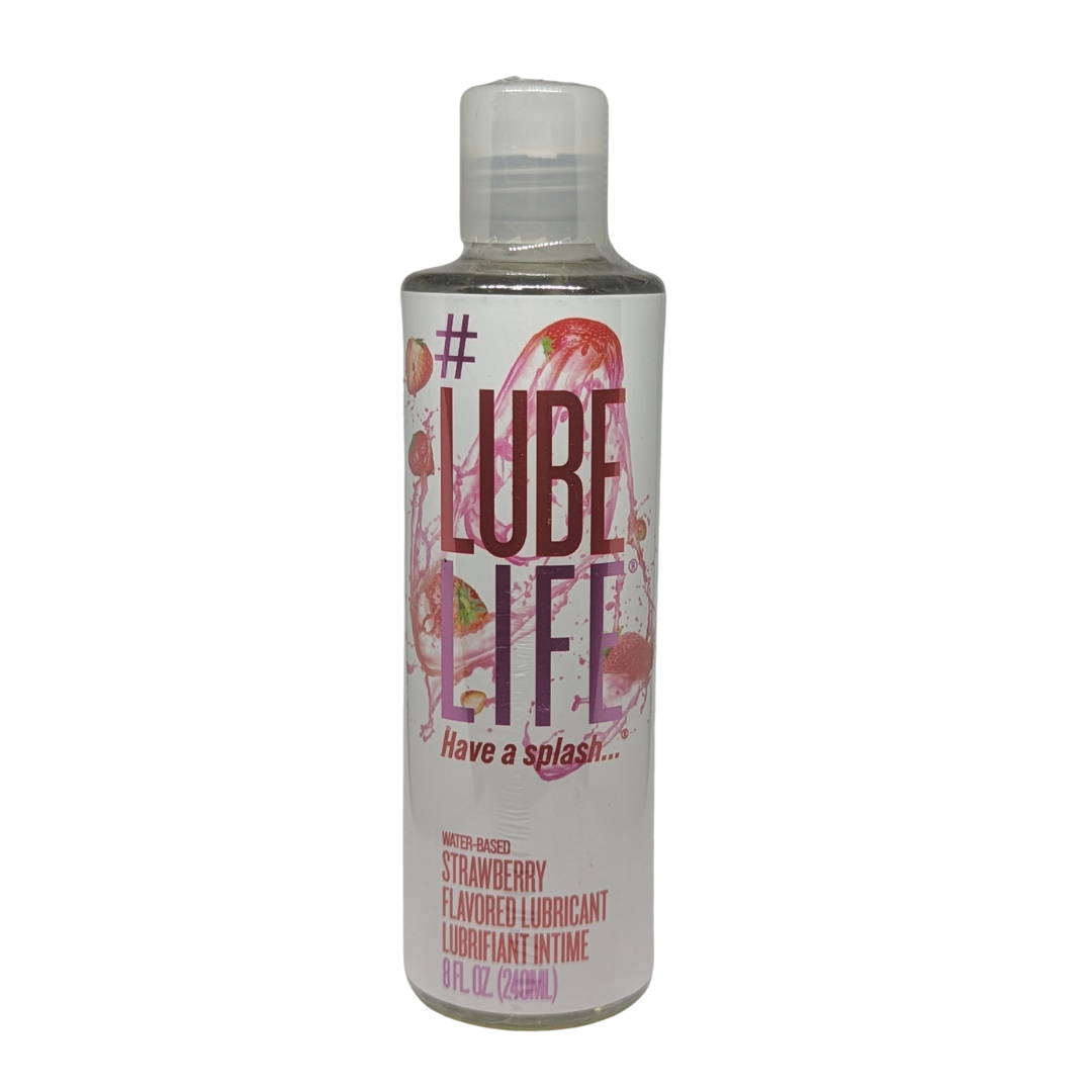 Lube Life Water-Based Strawberry Flavored Lubricant, 240 ml / 8 fl oz – arenade.ph