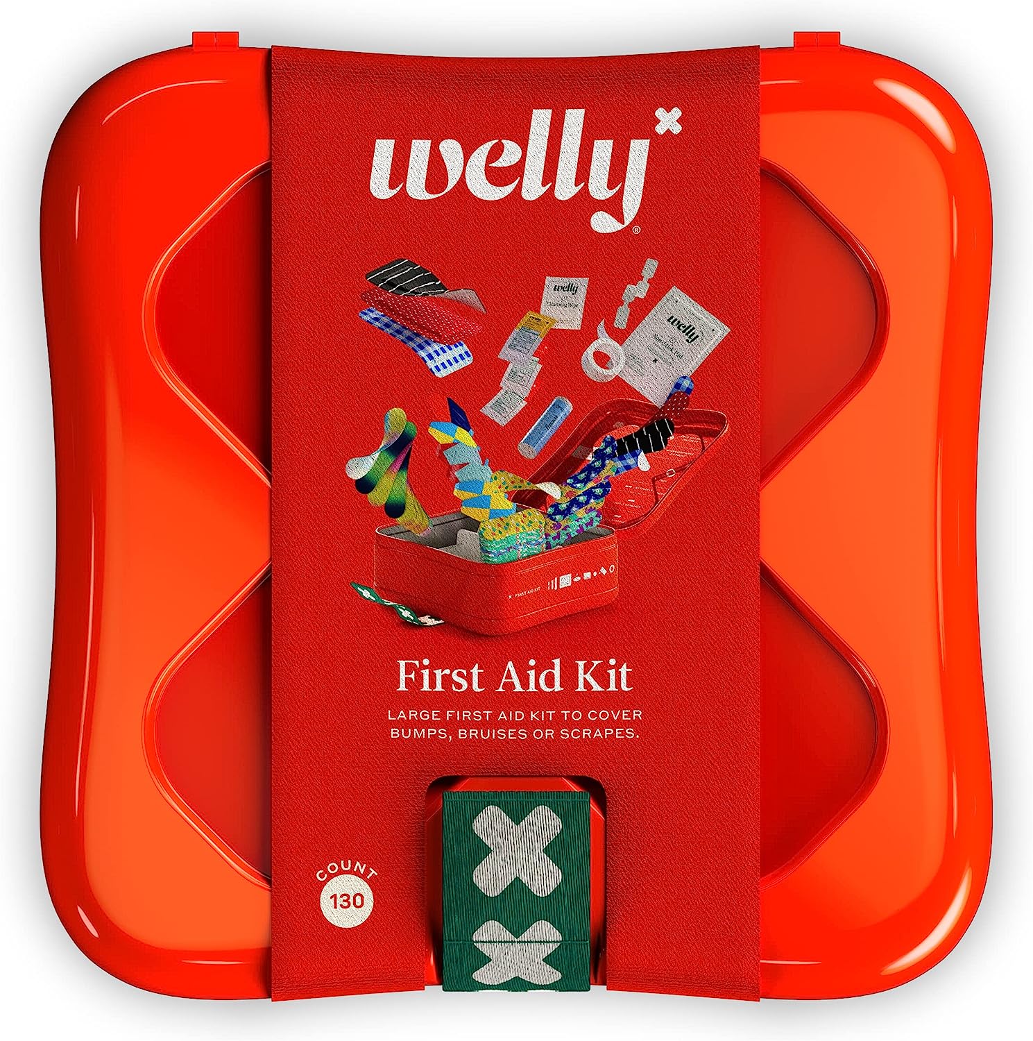 Welly First Aid Kit Large Kit To Cover Bumps, Bruises Or Scrapes 130 C ...