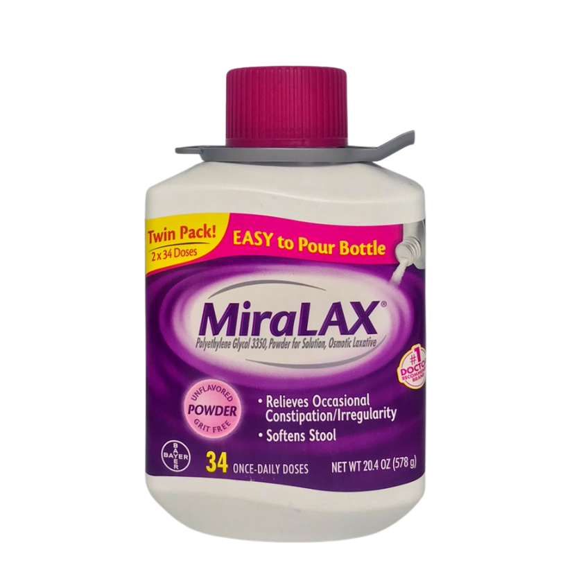 MiraLAX Powder for Solution Osmotic Laxative 34 Once Daily Doses 20.4 ...