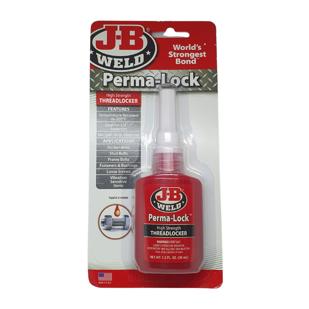 JB Weld Perma Lock High Threadlocker 1.2 fl oz / 36ml (27136) – arenade.ph