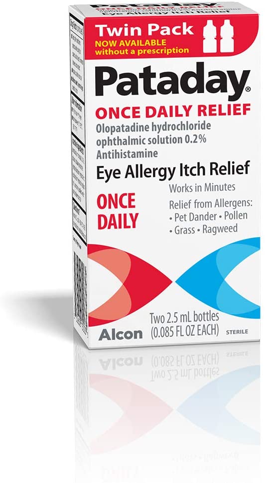 Alcon Pataday Once Daily Relief, Eye Itch Relief, 0.085 fl.oz each (Tw ...