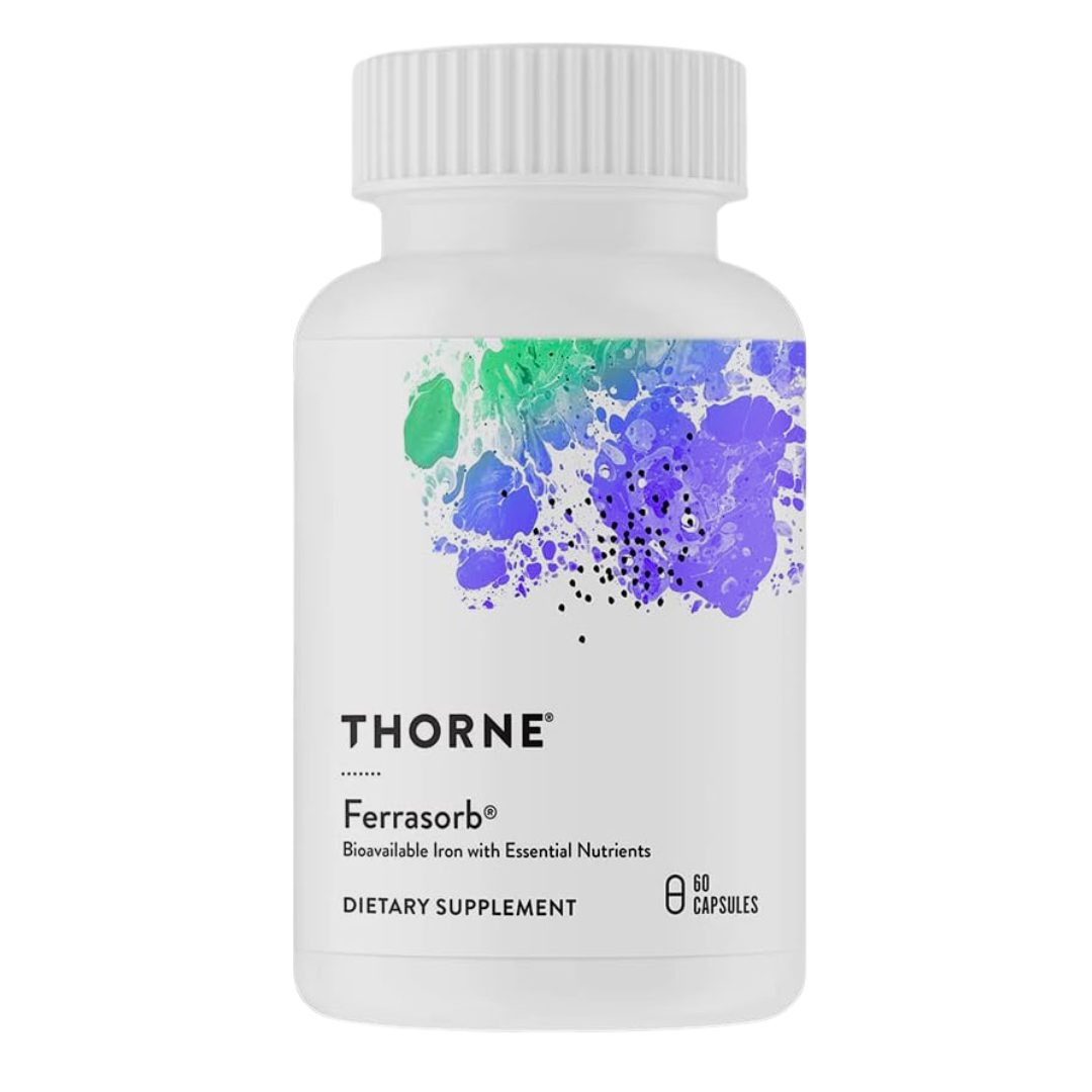 Thorne Ferrasorb Bioavailable Iron with Essential Nutrients Supplement ...