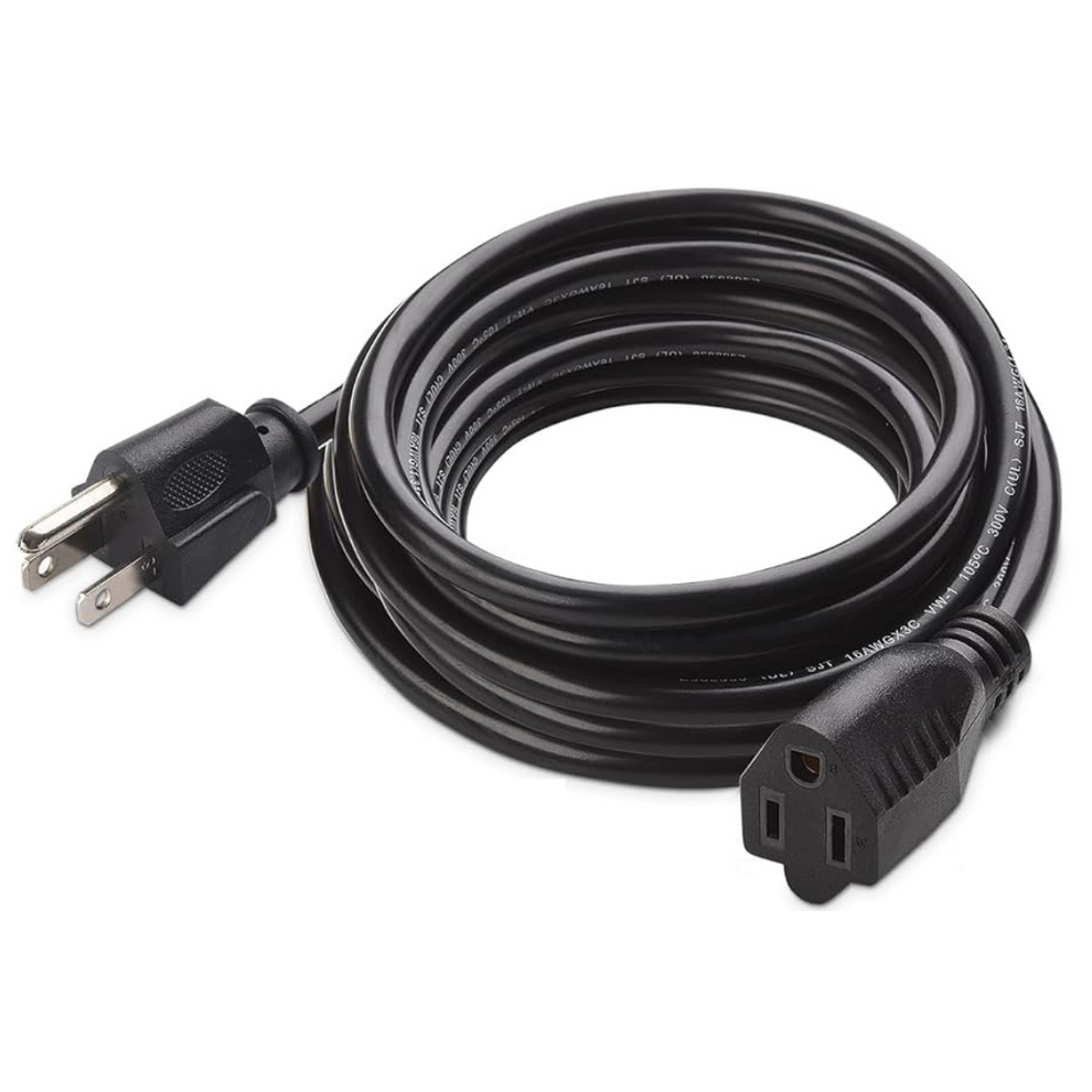 Cable Matters Heavy Duty Power Extension Cord 16 AWG 15 ft – arenade.ph
