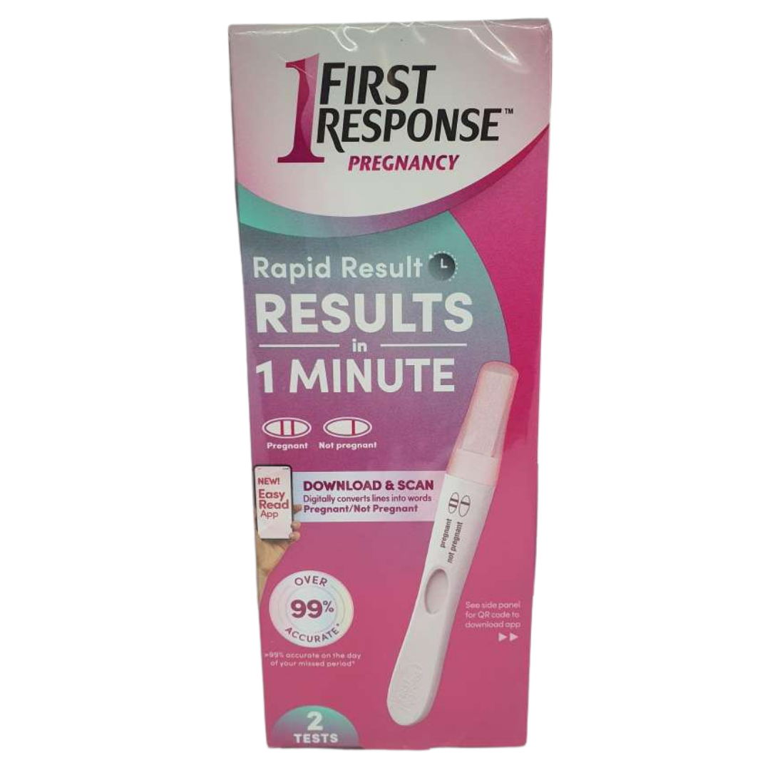First Response Rapid Result in 1 Minute (2 Test) – arenade.ph