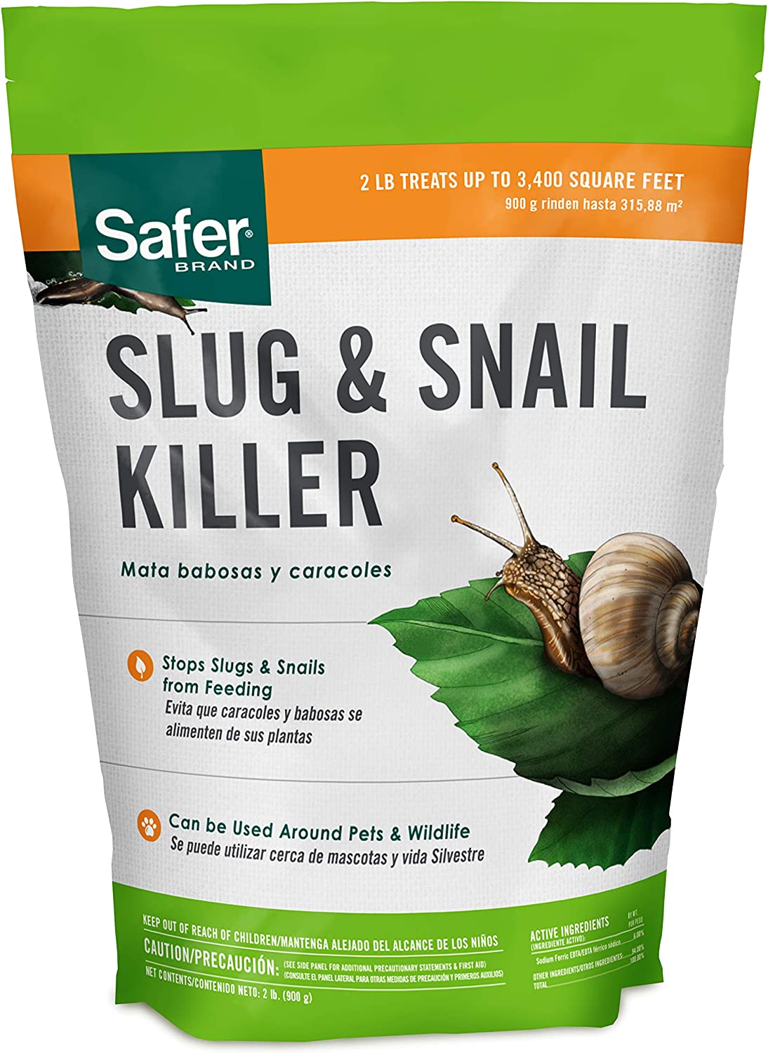 Safer Brand SB125 Slug & Snail Killer Stops Slugs & Snails Pest From F – arenade.ph