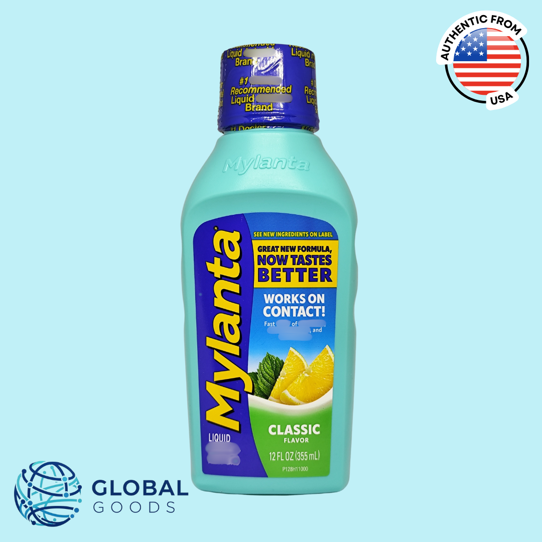 Mylanta Liquid Stomach Relief Classic Flavor, 12 fl. oz. / 355 ml ...