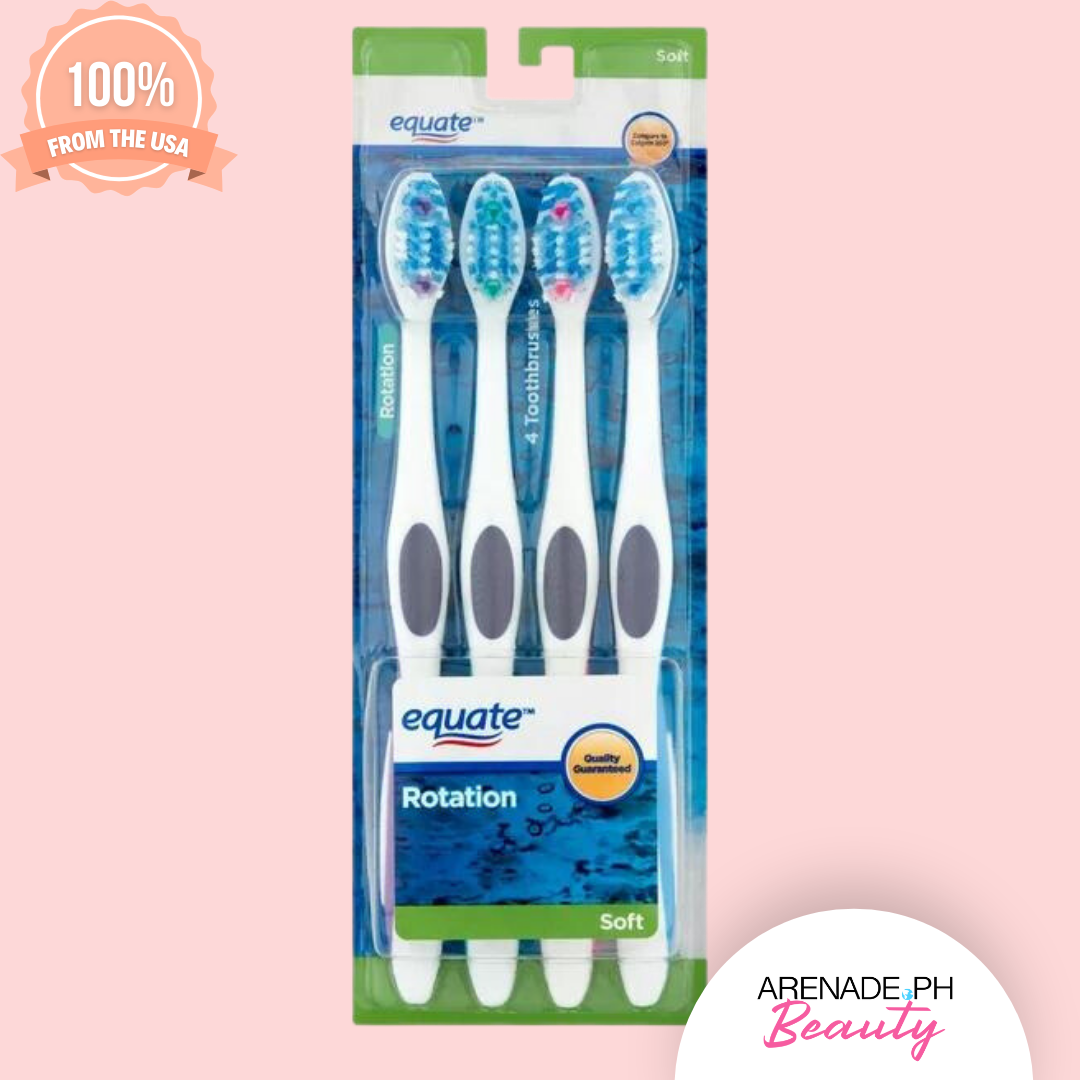 Equate Rotation Toothbrushes - Soft (4 Count) – arenade.ph