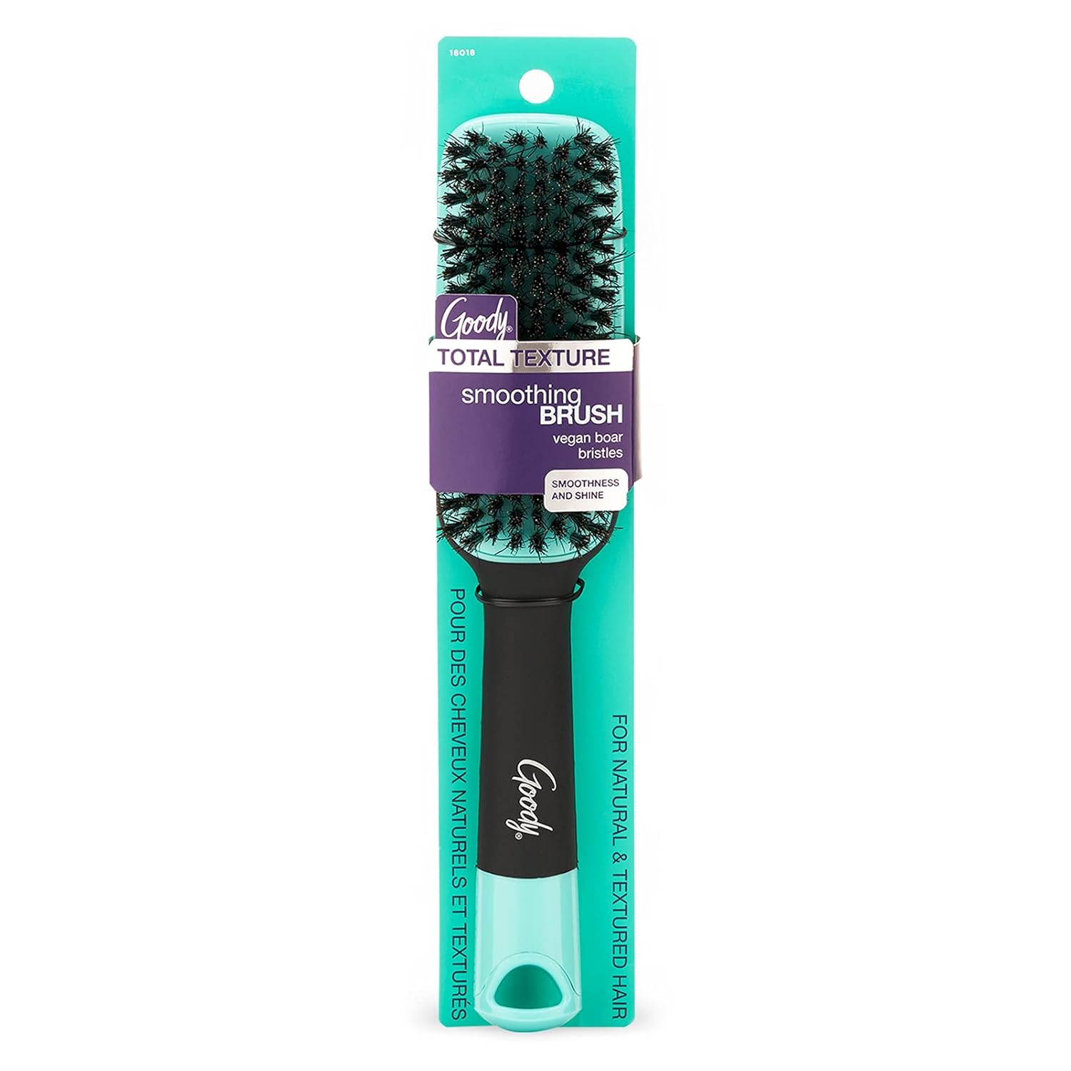 Goody Total Texture Smoothing Brush with Vegan Bore Bristles for Natur ...