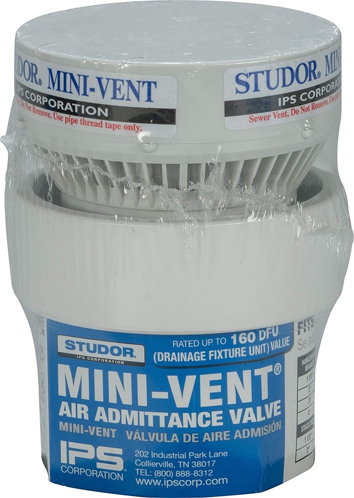 Studor Mini-Vent Air Admittance Valve, 1-1/2- or 2-Inch Connection – arenade.ph