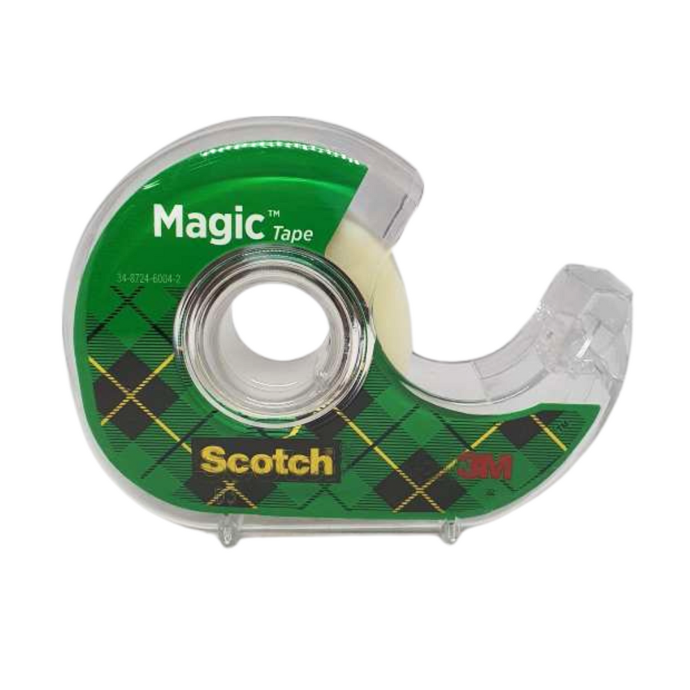 Scotch Magic Tape Dispenser with Original Matte-Finish Tape 1 Piece ...