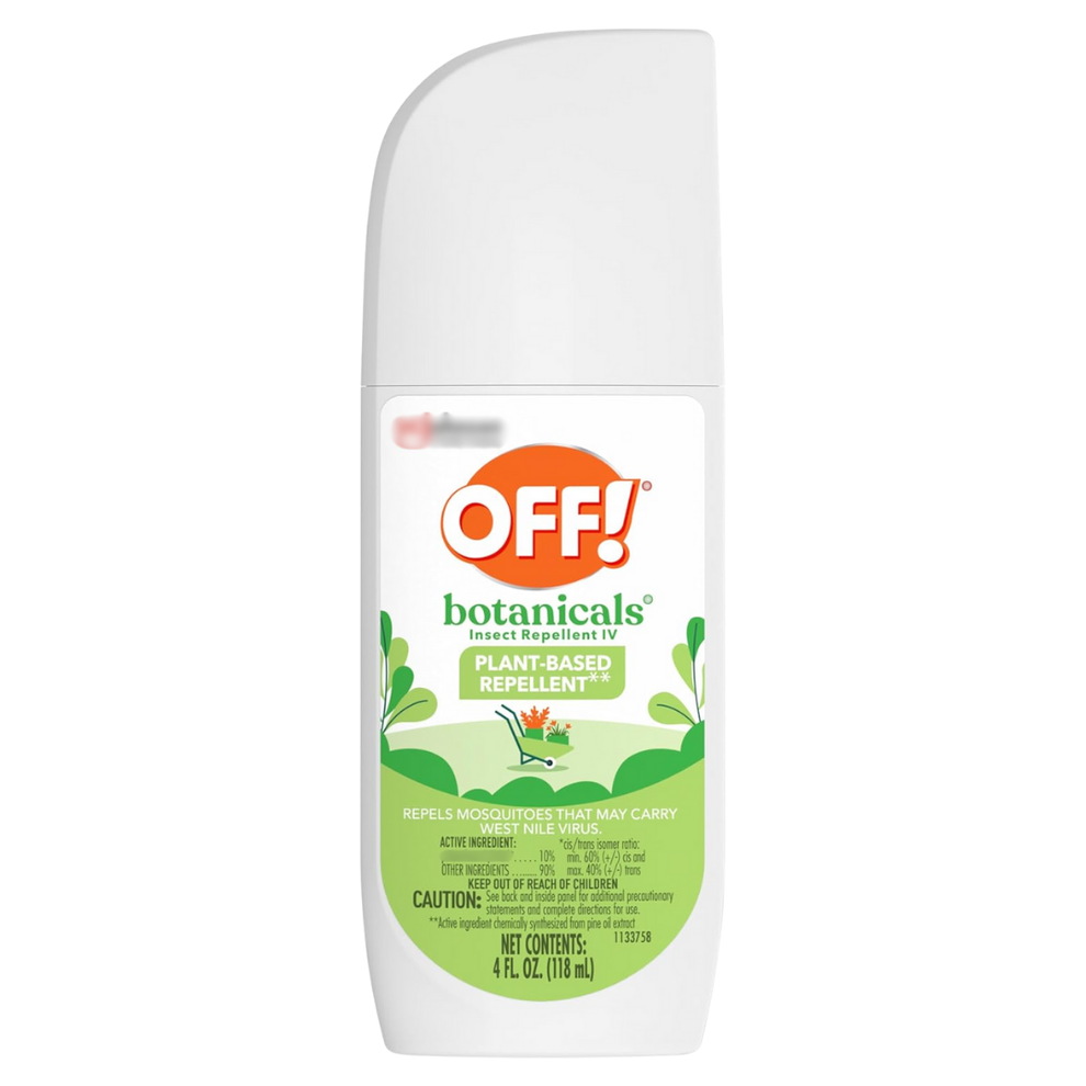 OFF! Botanicals Plant-Based Insect Repellent Spray IV, 4 oz / 118 ml ...