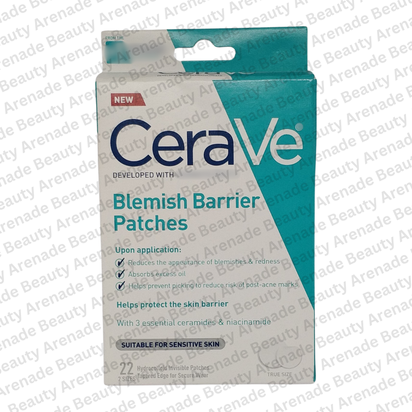 CeraVe Blemish Barrier Hydrocolloid Invisible Patches, 22 Count (2 Siz ...