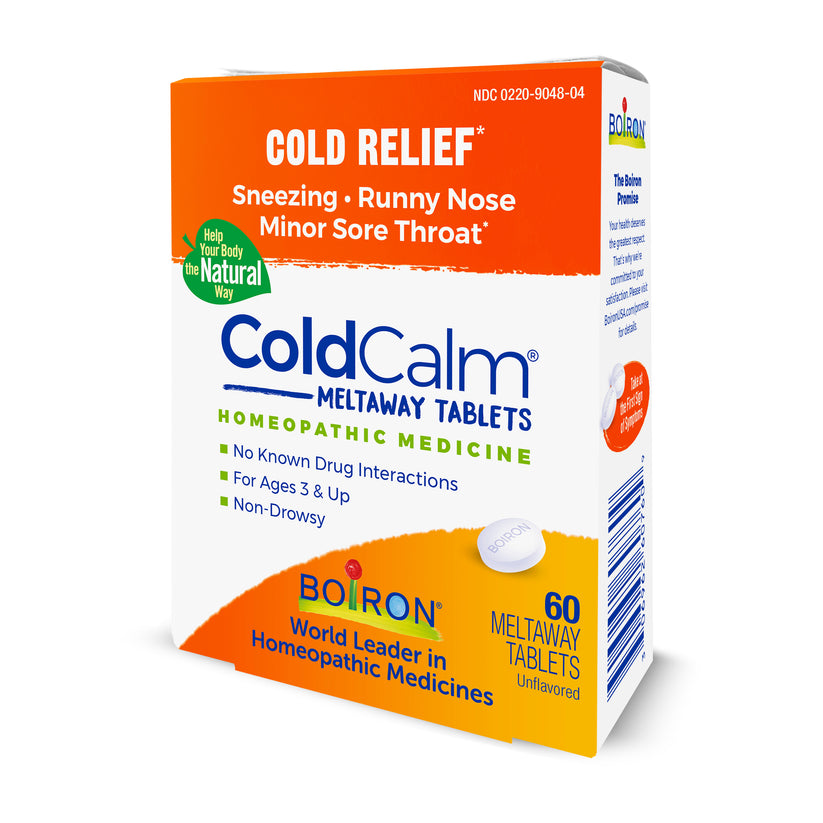 Boiron Coldcalm 60 Meltaway Tablets Homeopathic Medicine for Cold Reli ...