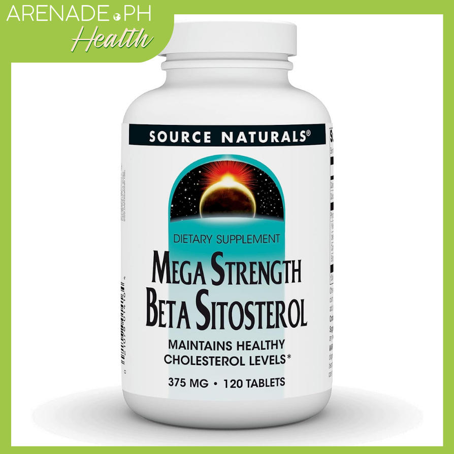 Source Naturals Mega Strength Beta Sitosterol Dietary Supplement 375mg ...