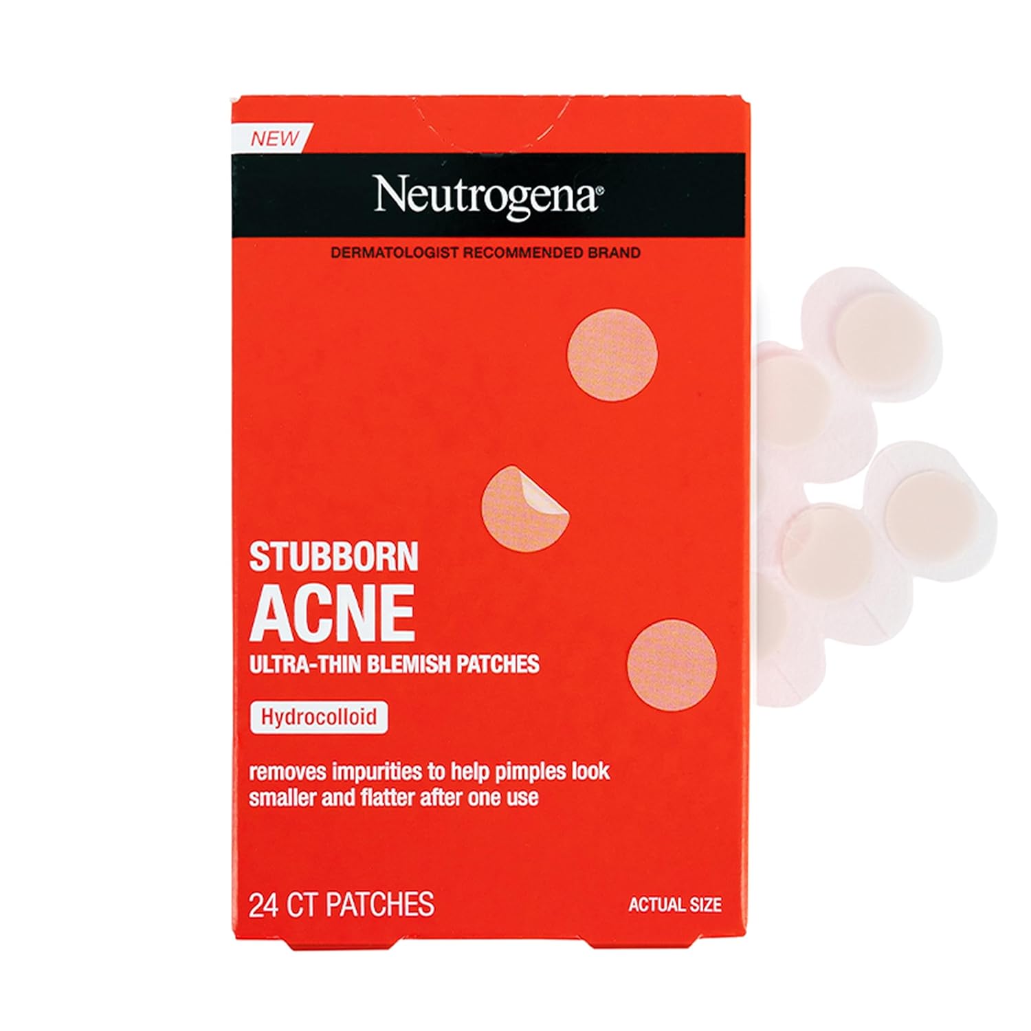 Neutrogena Stubborn Acne Ultra Thin Blemish Patches, 24 CT Patches ...