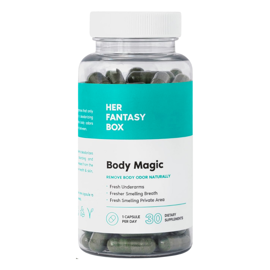 Her Fantasy Box Body Magic Remove Body Odor Naturally Supplement 30 Ca ...
