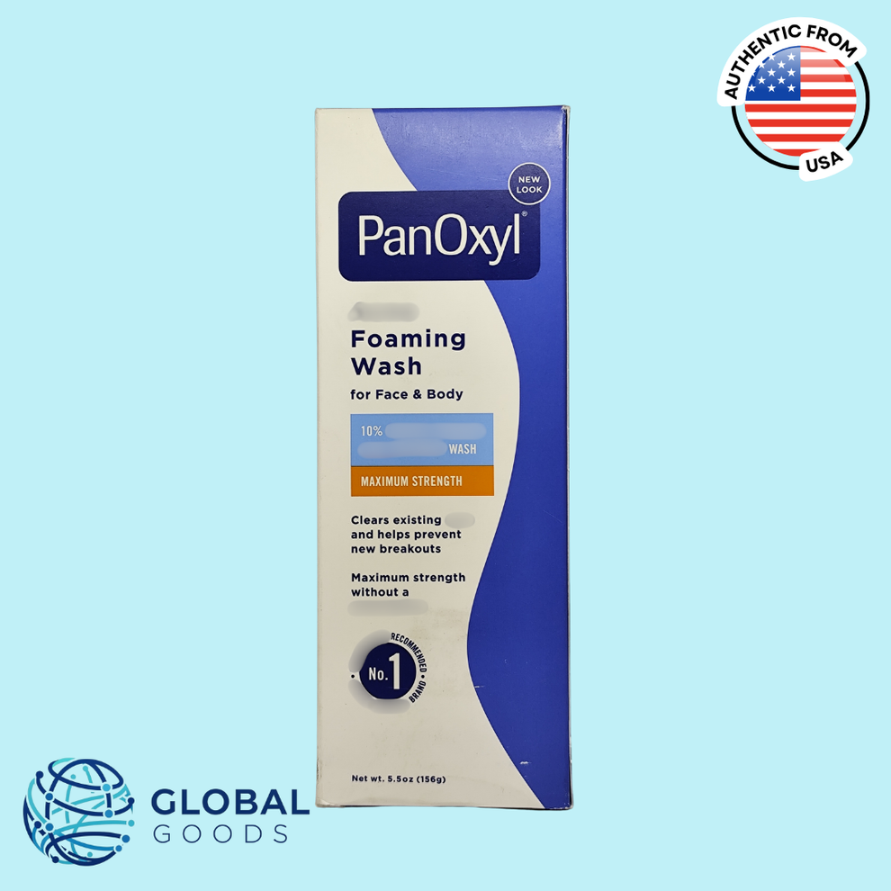 Pan Oxyl Maximum Strength Foaming Wash for Face & Body, 5.5 oz. 156 g ...