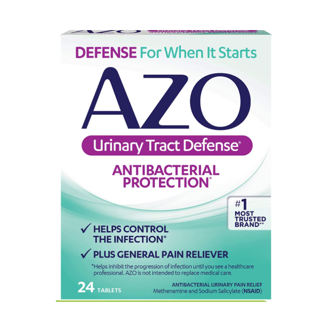 AZO Urinary Tract Defense Antibacterial Protection (24 Tablets ...