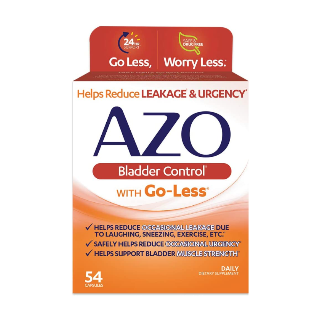 AZO Bladder Control with Go-Less Daily Supplement, (54 Capsules ...
