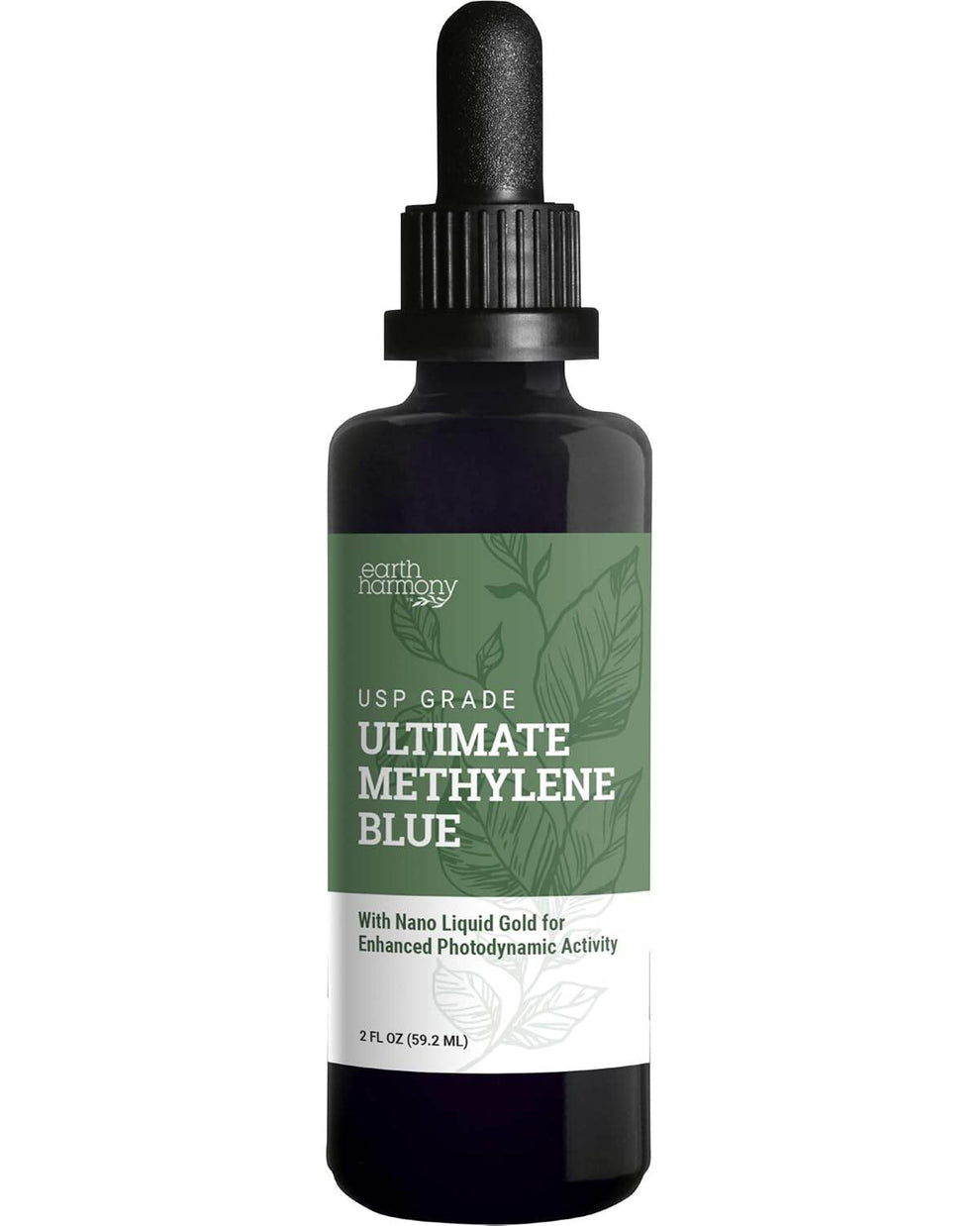 Earth Harmony Usp Grade Ultimate Methylene Blue, 59.2 ml / 2 fl oz ...