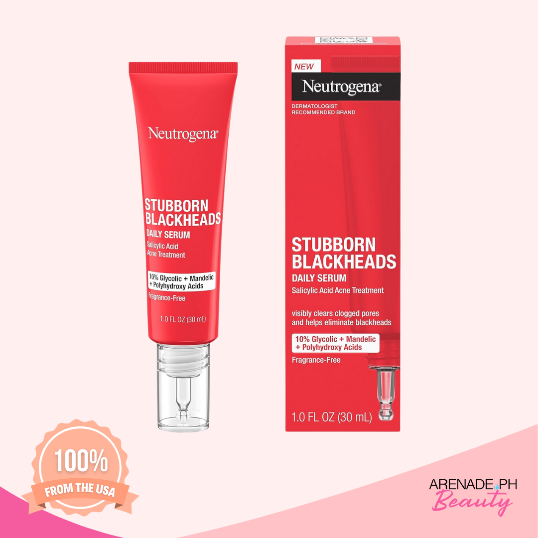 Neutrogena Stubborn Blackheads Daily Serum Acne Treatment 30ml – arenade.ph