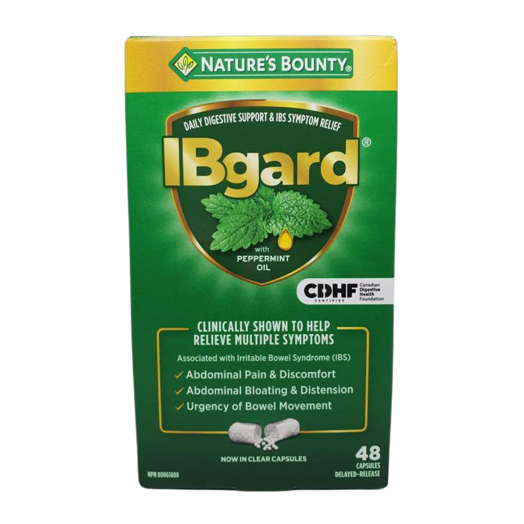 IBgard Daily Gut Health Support, Abdominal Comfort with Peppermint Oil ...