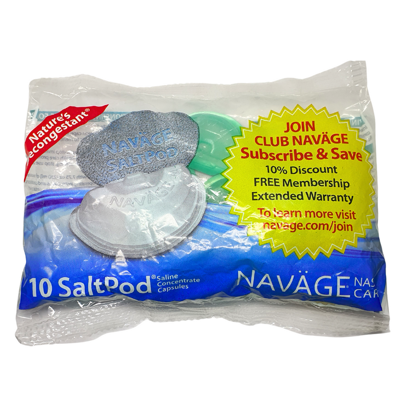Navage Nasal Care SaltPod Saline Concentrated Capsules 10 Count ...