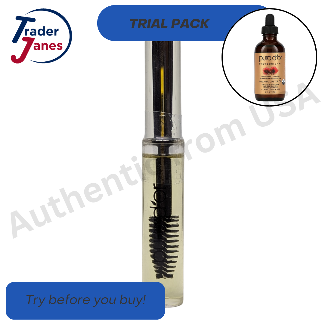 Trial Size PURA D’OR Professional Organic Castor Oil, 12ml – arenade.ph