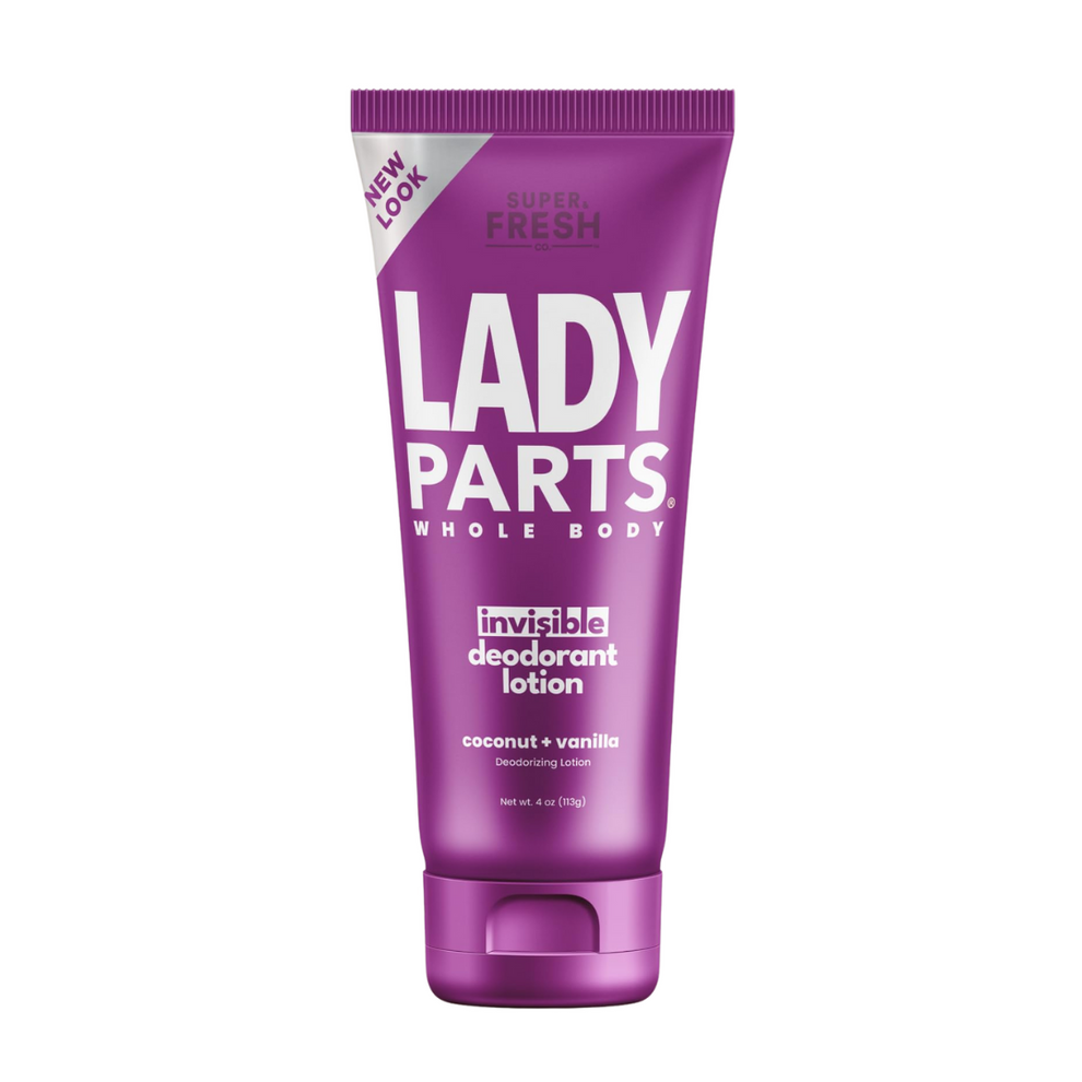 Lady Parts Whole Body Invisible Deodorant Lotion Coconut + Vanilla 4oz ...
