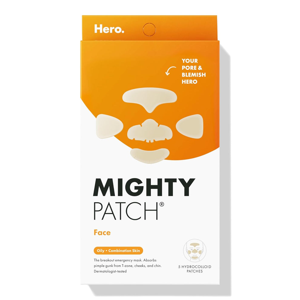 Mighty Patch Face XL Pimple Patch, 5 Hydrocolloid Patches – arenade.ph