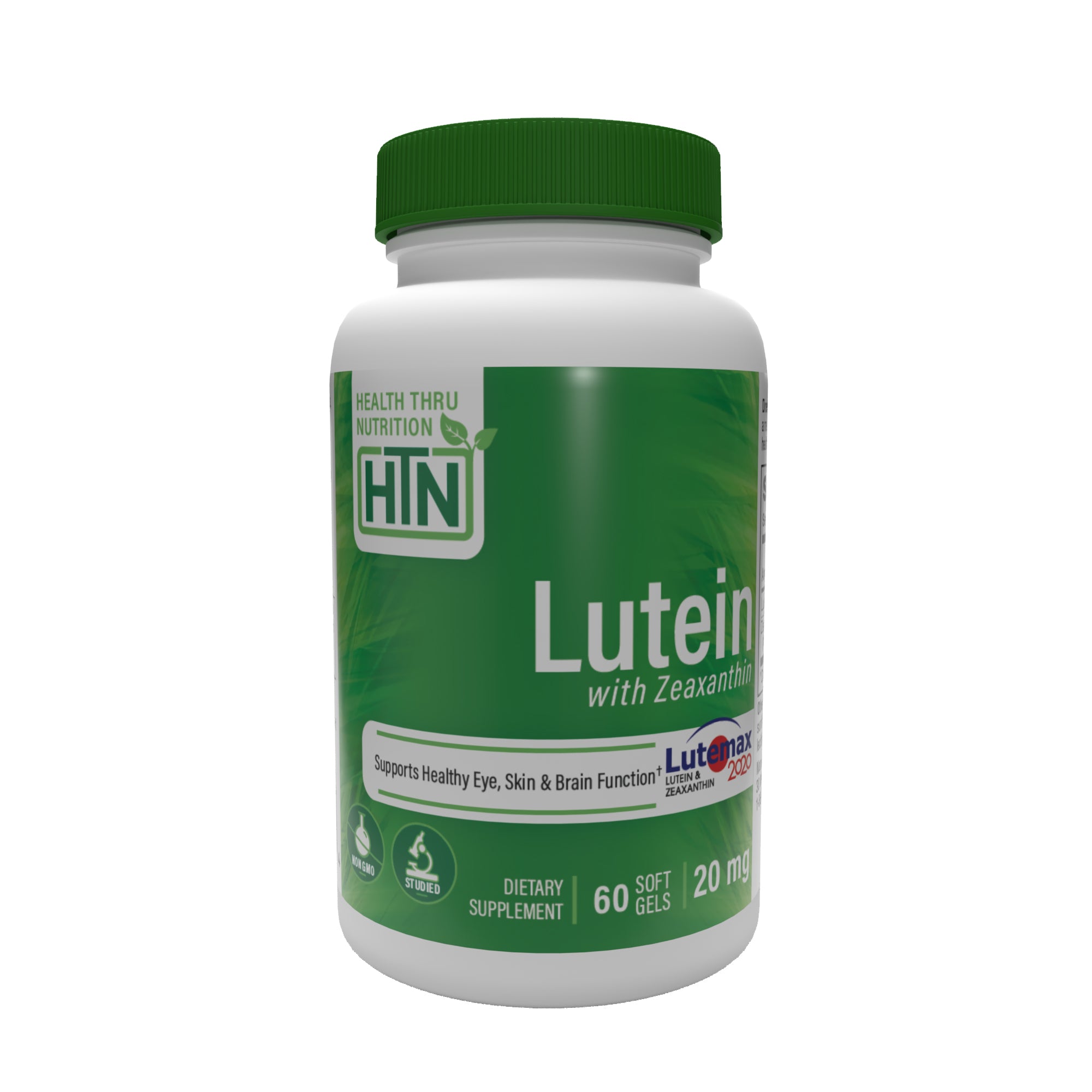 Health Thru Nutrition Lutein (as LuteMax® 2020) 20mg (NON-GMO) Softgel ...