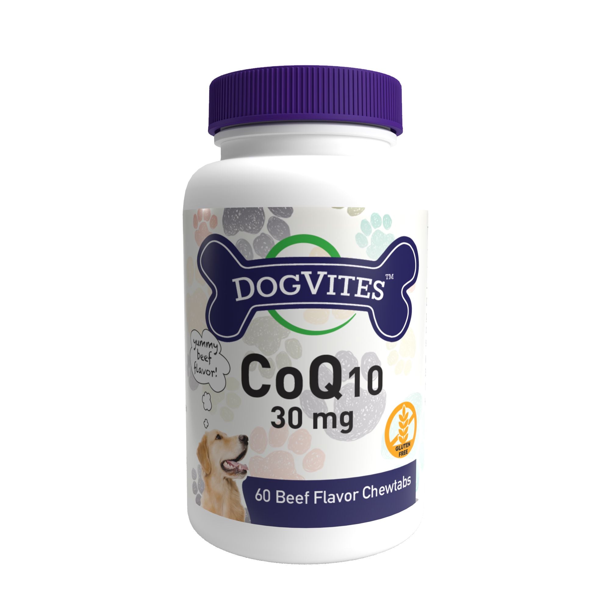 Health Thru Nutrition Dog-Vites CoQ10 for Dogs 30mg 60 Chewable Tablet ...