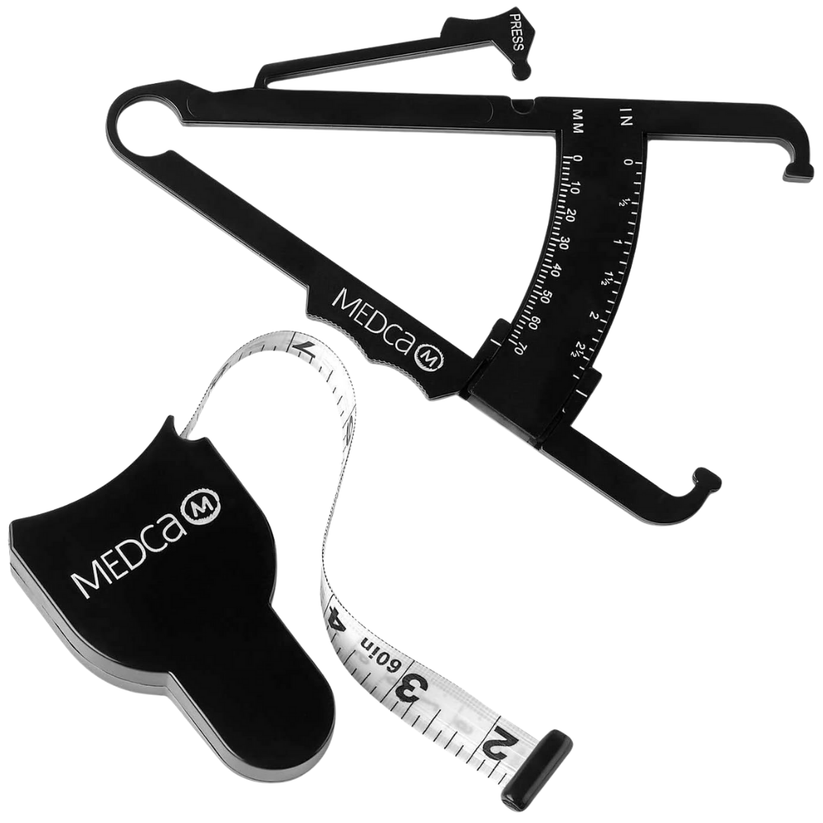 MEDca Skinfold Body Fat Caliper and Measuring Tape Set – arenade.ph