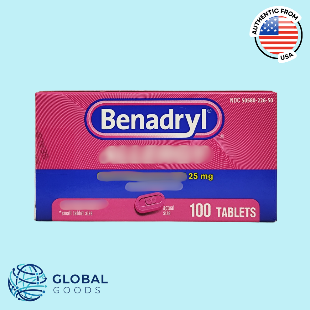 Benadryl 25 mg Relief Tablets, 100 Tablets – arenade.ph