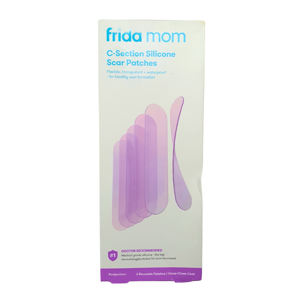 Frida Mom C-Section Silicone Scar Patches 6 Reusable Patches 1 Keep Cl ...