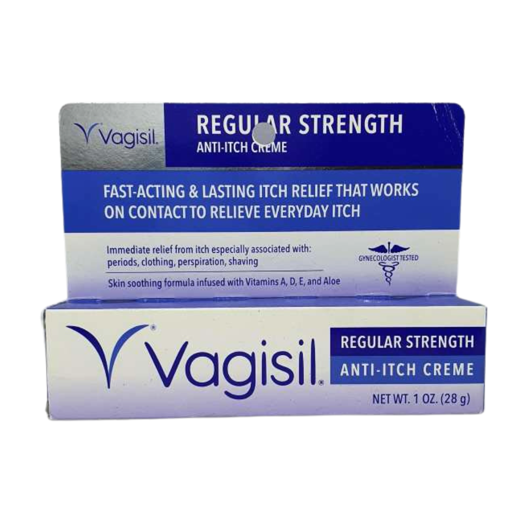 Vagisil Regular Strength Anti-Itch V.ginal Cream, 1 Ounce (28 g ...