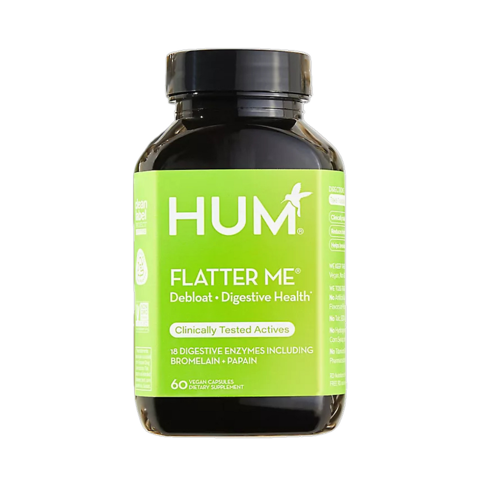 HUM Flatter Me Clinically Tested Actives Digestive Enzymes Dietary Sup ...