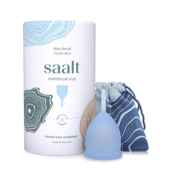 Saalt Menstrual Cup Ocean Blue, Small – arenade.ph