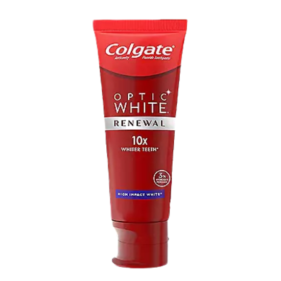 Colgate Optic White Renewal High Impact White Teeth Whitening Toothpas ...