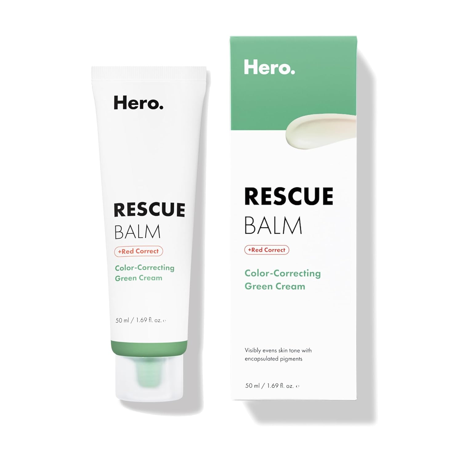 Hero Rescue Balm Red Correct Color Correcting Grean Cream 50 ml / 1.69 ...