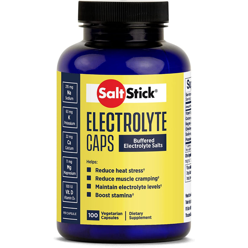 Salt Stick Electrolyte Caps Buffered Electrolyte Salts 100 Vegetarian ...