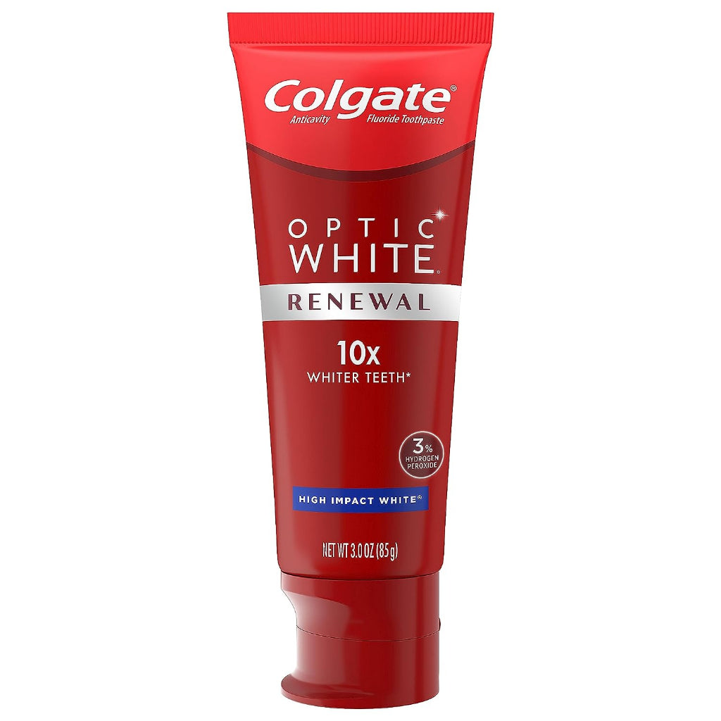 Colgate Optic White Renewal High Impact White Teeth Whitening Toothpas ...