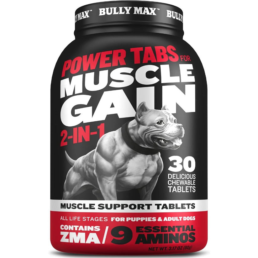 The Original Bully Max Supplements Muscle Builder for Dogs, PACKAGING ...